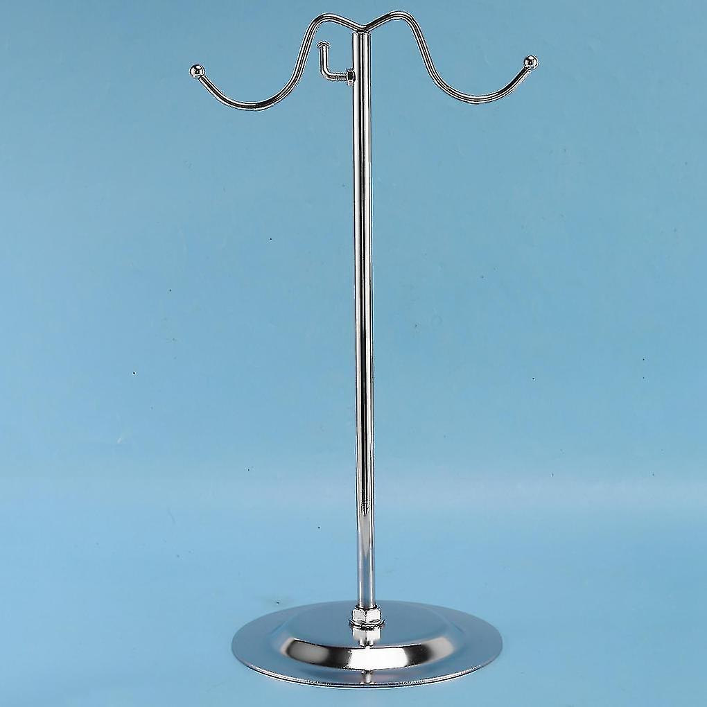 Metal Handbag Rack Women Bag Display Stand Double Hook Adjustable ...