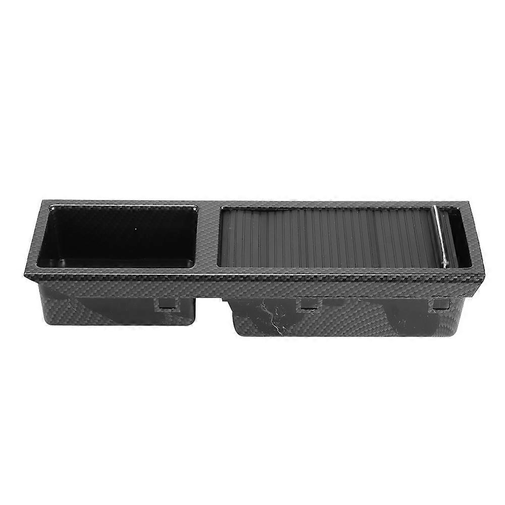 Center Console Tray Carbon Fiber Grain Storage Insert Drawer ...