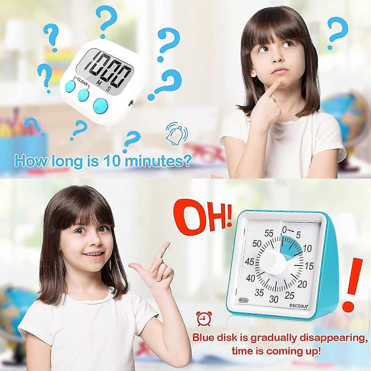 60-minute Visual Timer, Classroom Classroom Timer, Countdown Timer For ...