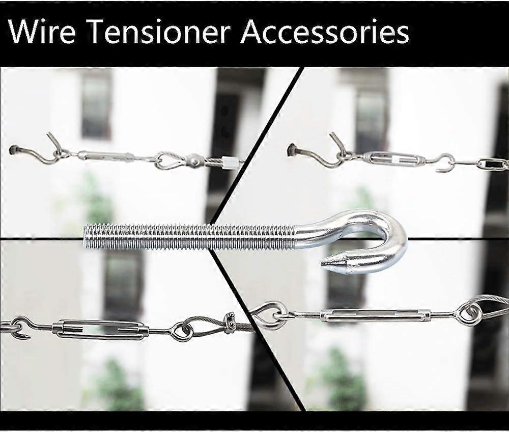 M6 Hook Bolt Screw Ring Hook 304 Stainless Steel High Hardness Steel ...