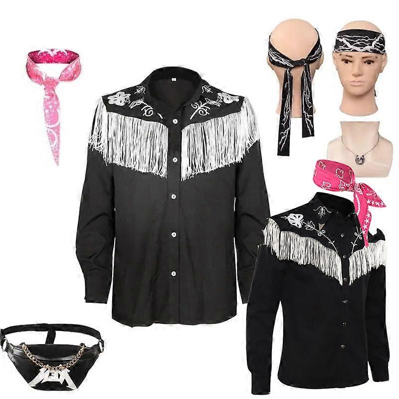 Ken Cosplay Jacket Headband Fantasia Costume Ryan Gosling KEN Vest Coat ...