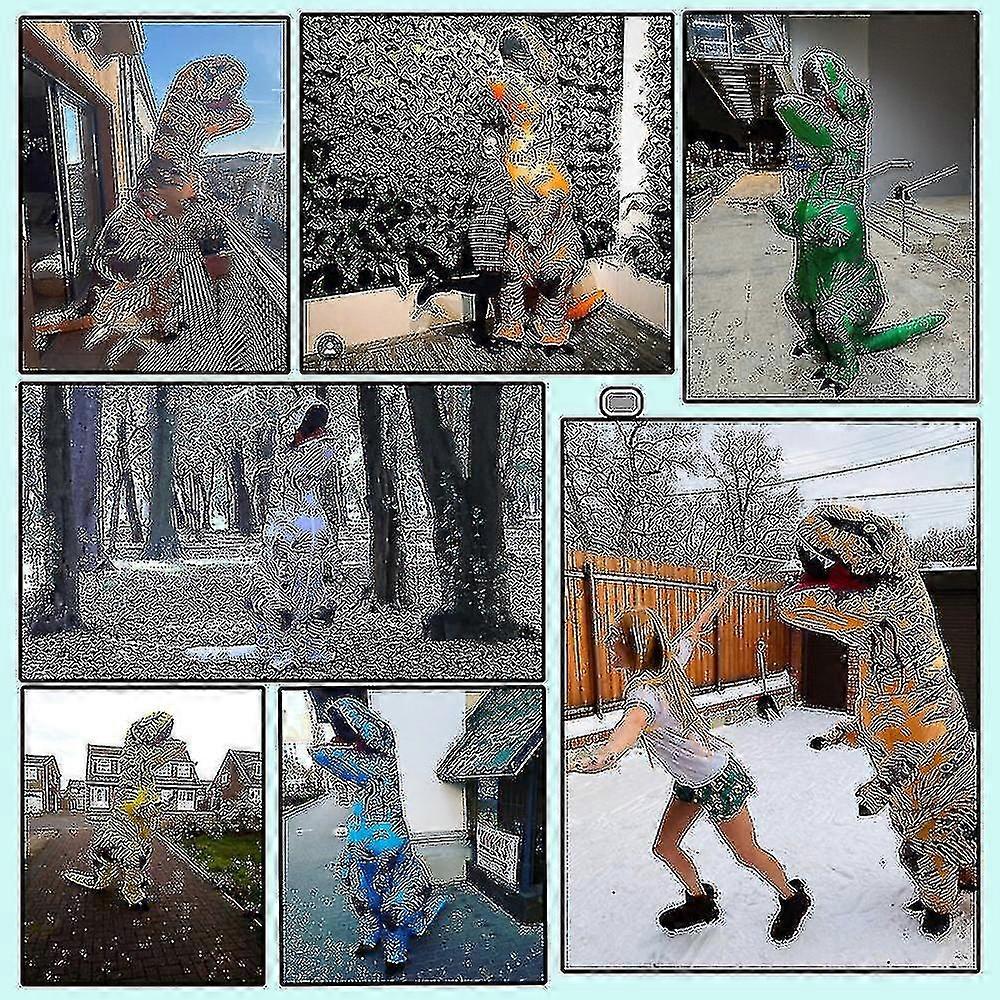 Hot T-rex Dinosaur Inflatable Costume Party Cosplay Costumes Fancy ...