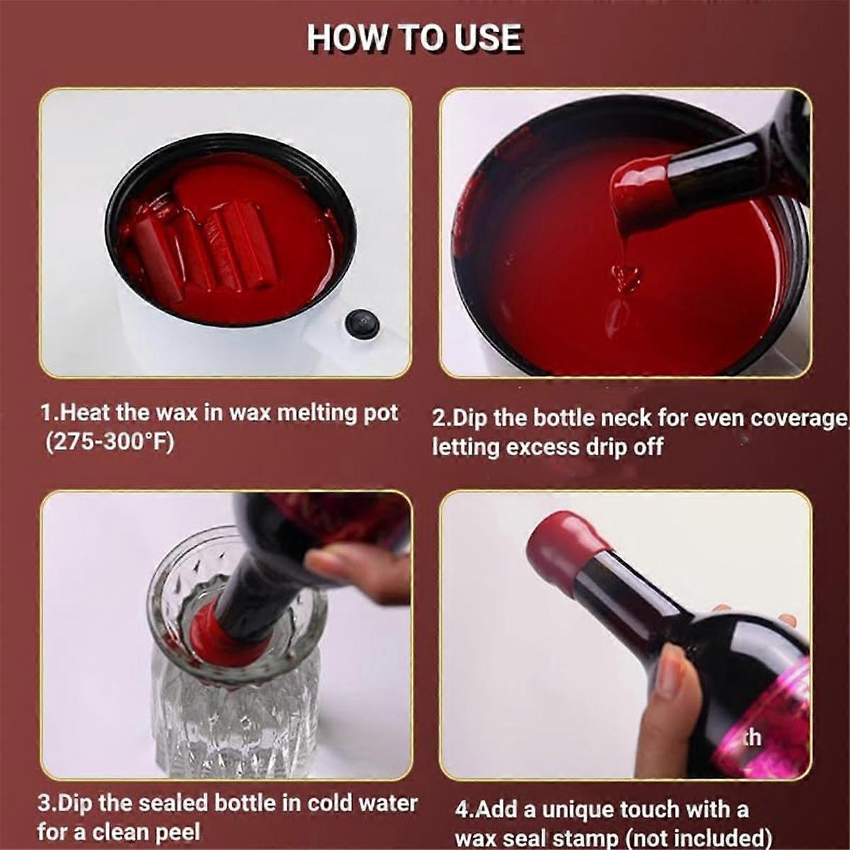 Bottle Sealing Wax Blocks - Resilient and Versatile Bottling Wax for ...