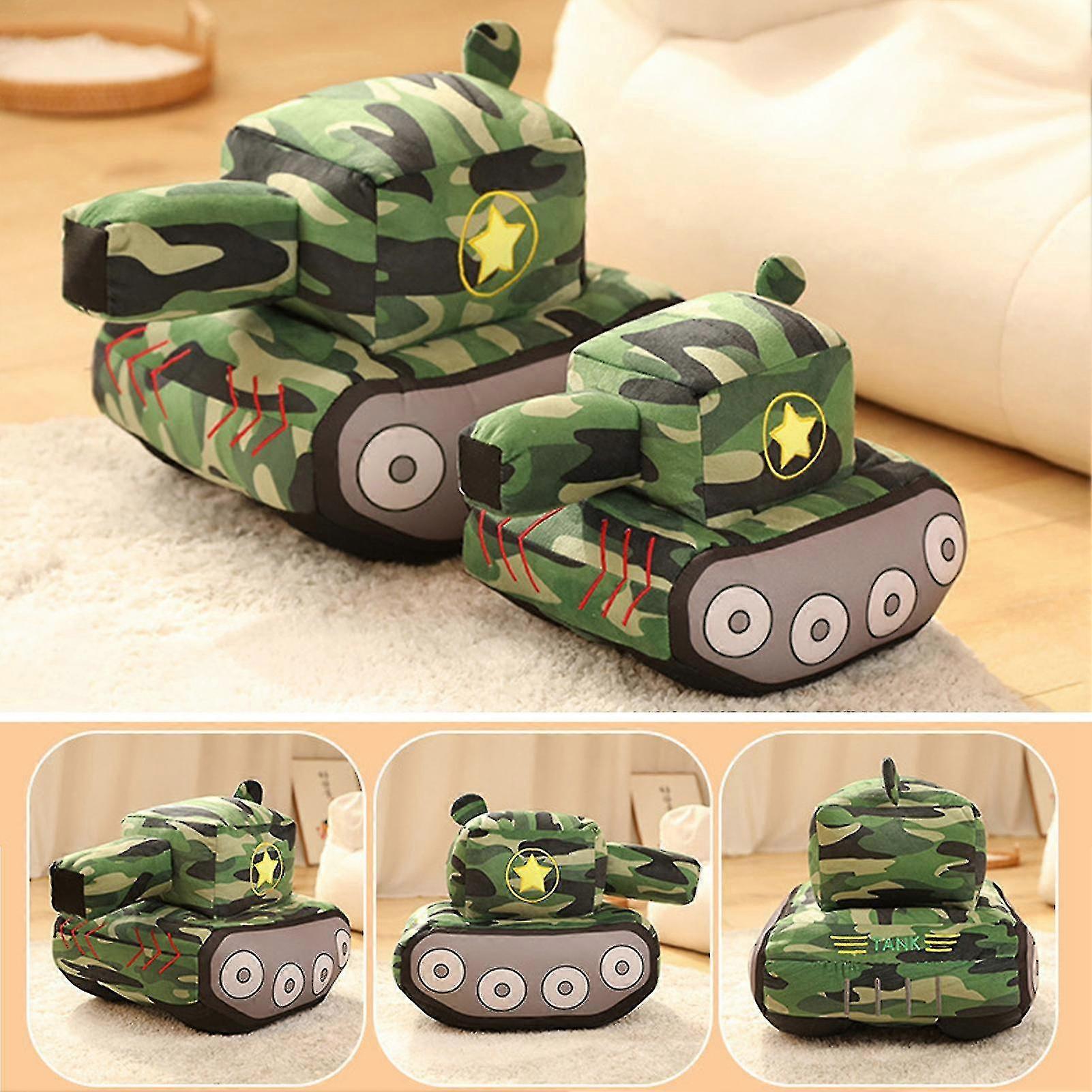 Tank Plush Toy Modeling Pentagram Pattern Sleeping Accompany Hugging ...