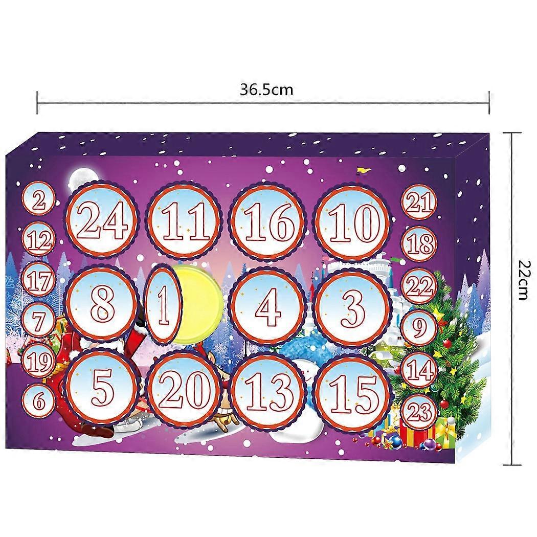 Slime Advent Calendar Countdown To Christmas 24 Day Surprises For Kids ...