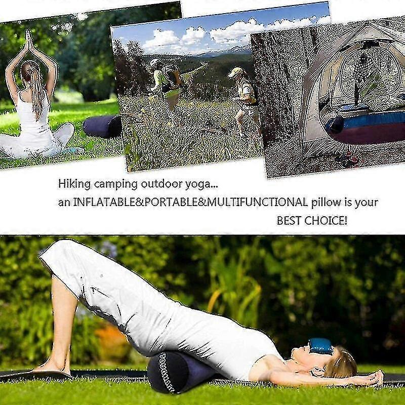 Multifunctional Inflatable Long Body Pillow Lumbar Leg Yoga Pillow ...