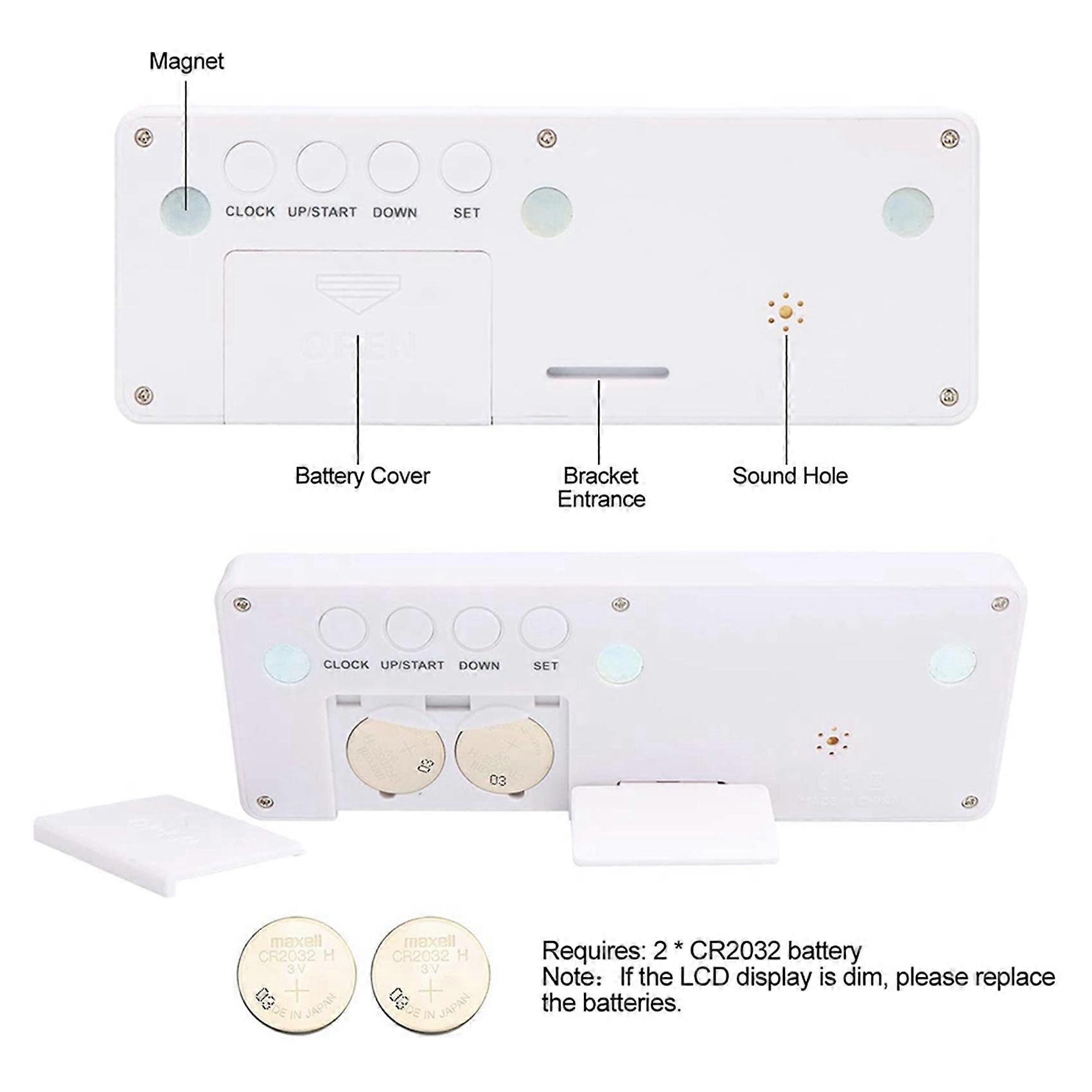 2X Big Digital Countdown Days Timer Clock - 999 Days Count Down Clock Timer for Graduation Lab ...