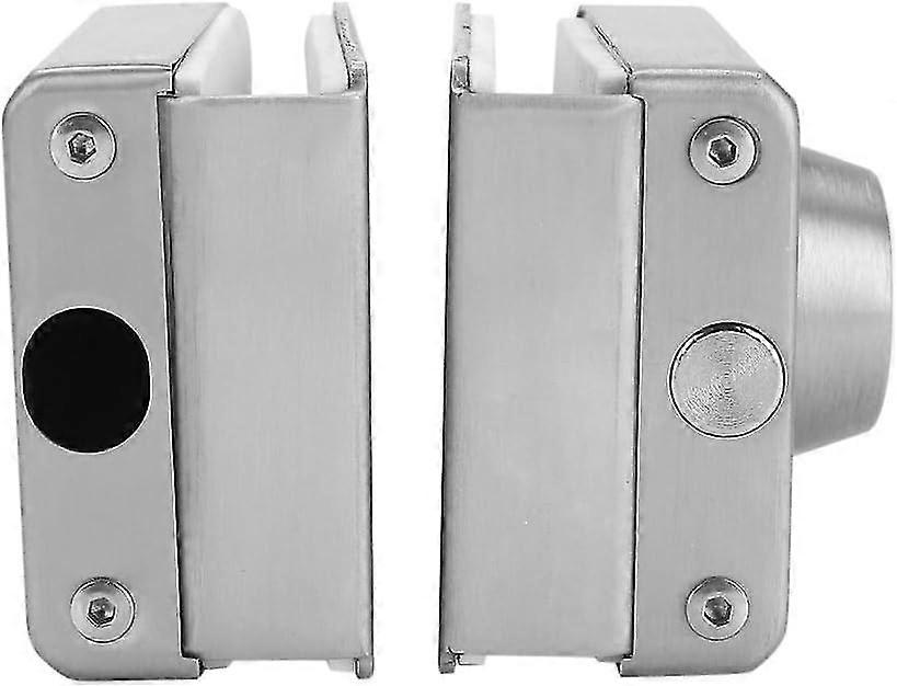 Stainless Steel Glass Door Hinge, Anti-theft Security Lock With Keys ...