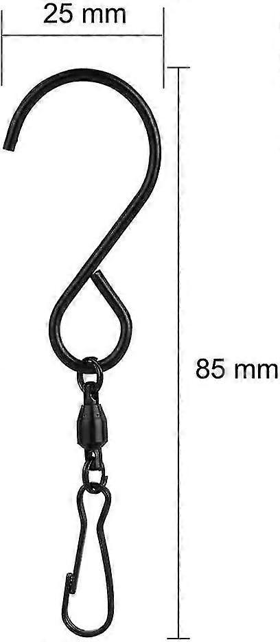 2024,swivel Hook Clips, 10 Pack Rotating Stainless Steel S-hooks Swivel ...