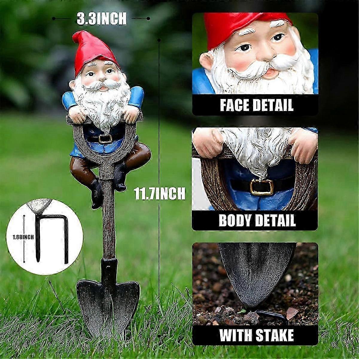 Garden Gnomes Decorations For Yard, Funny Outdoor Statue Gift, Naughty ...