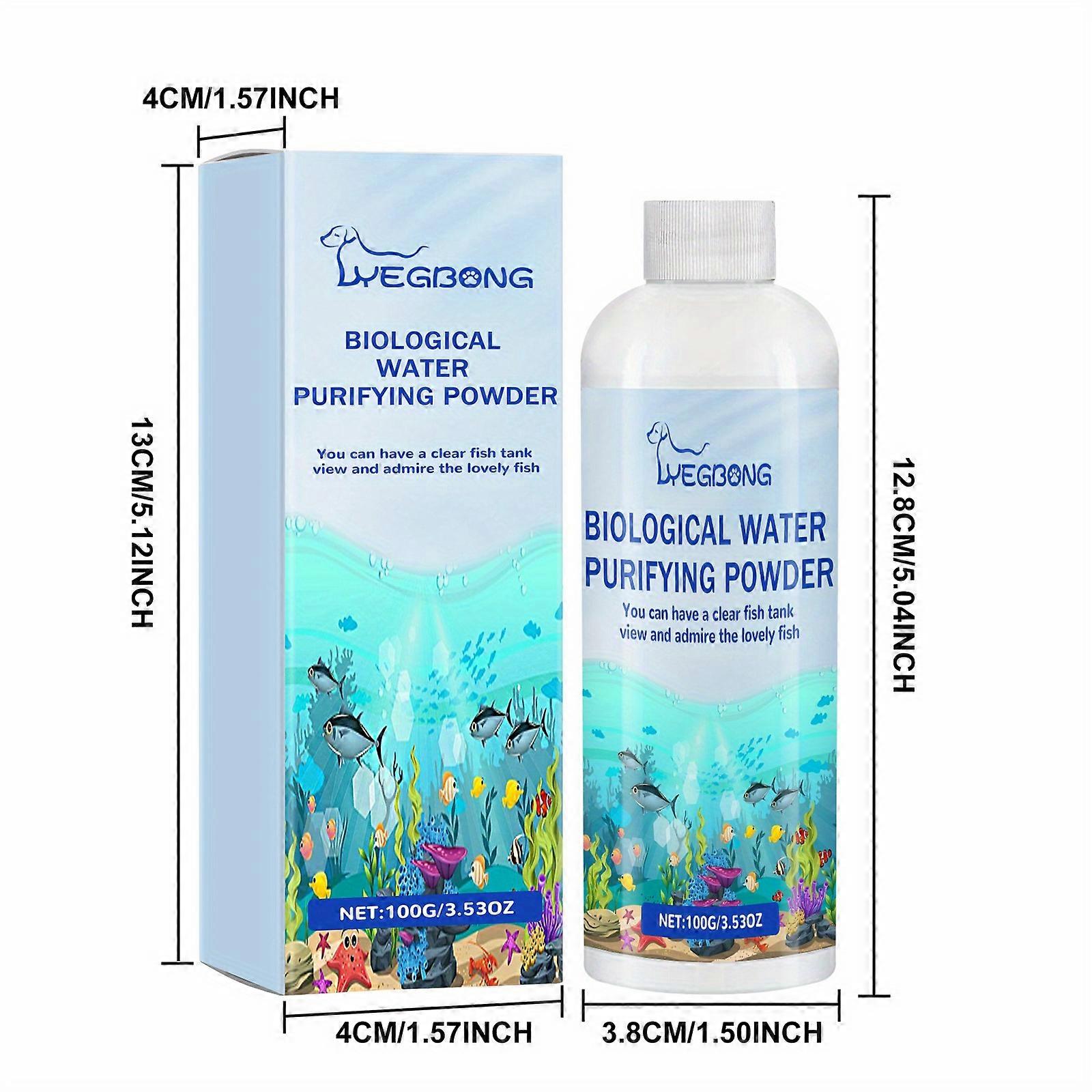 Biological Water Purifying Powder for Aquariums - Rapid-Dissolve Algae ...