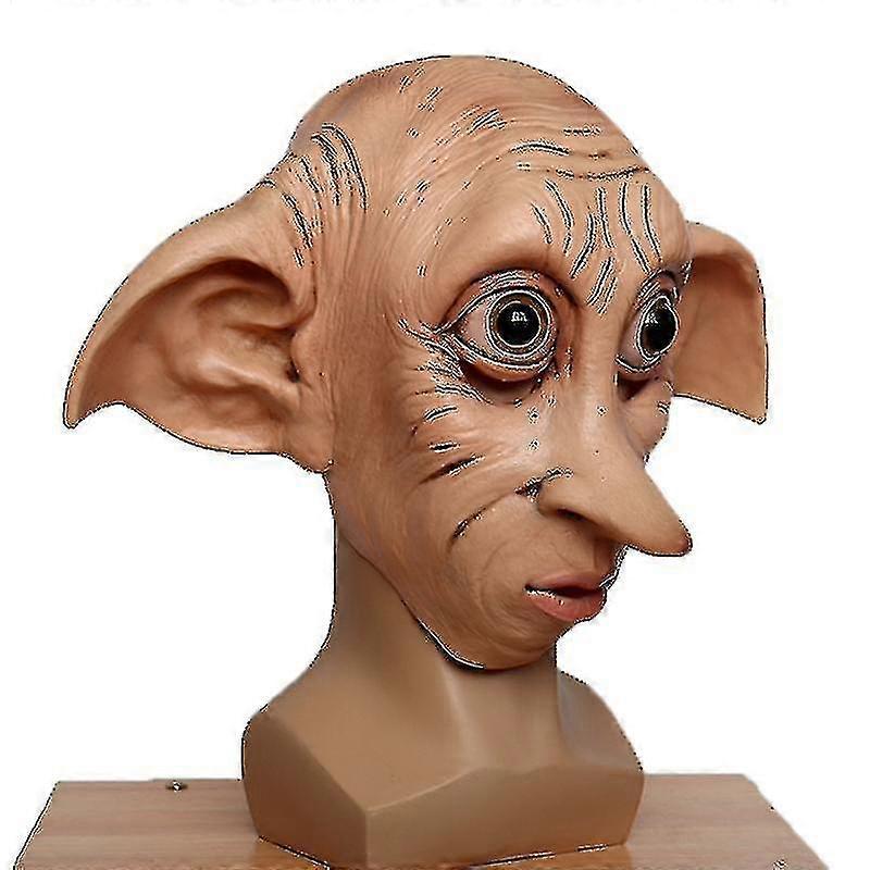Cosplay Dobby Elfin Latex Mask Animal Style Halloween Carnival Costume ...