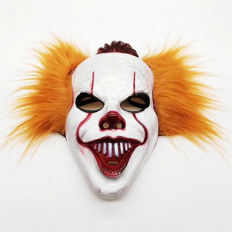Scary Movie Hard Plastic Mask Wig Party Costume Clown DC Mask The Dark ...