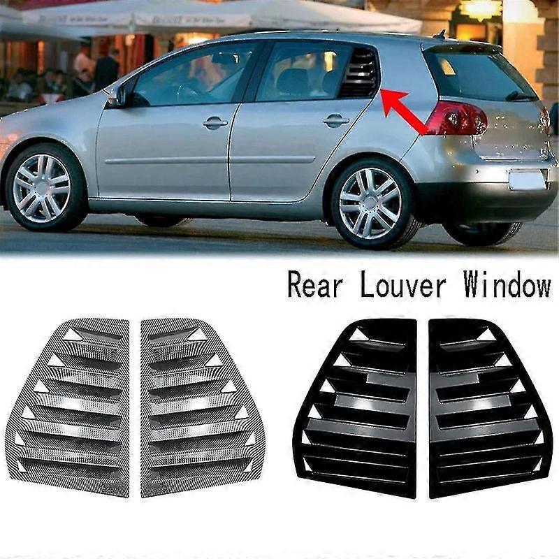 For Golf 5 MK5 Car Rear Louver Window Side Shutter Cover Trim Sticker ...