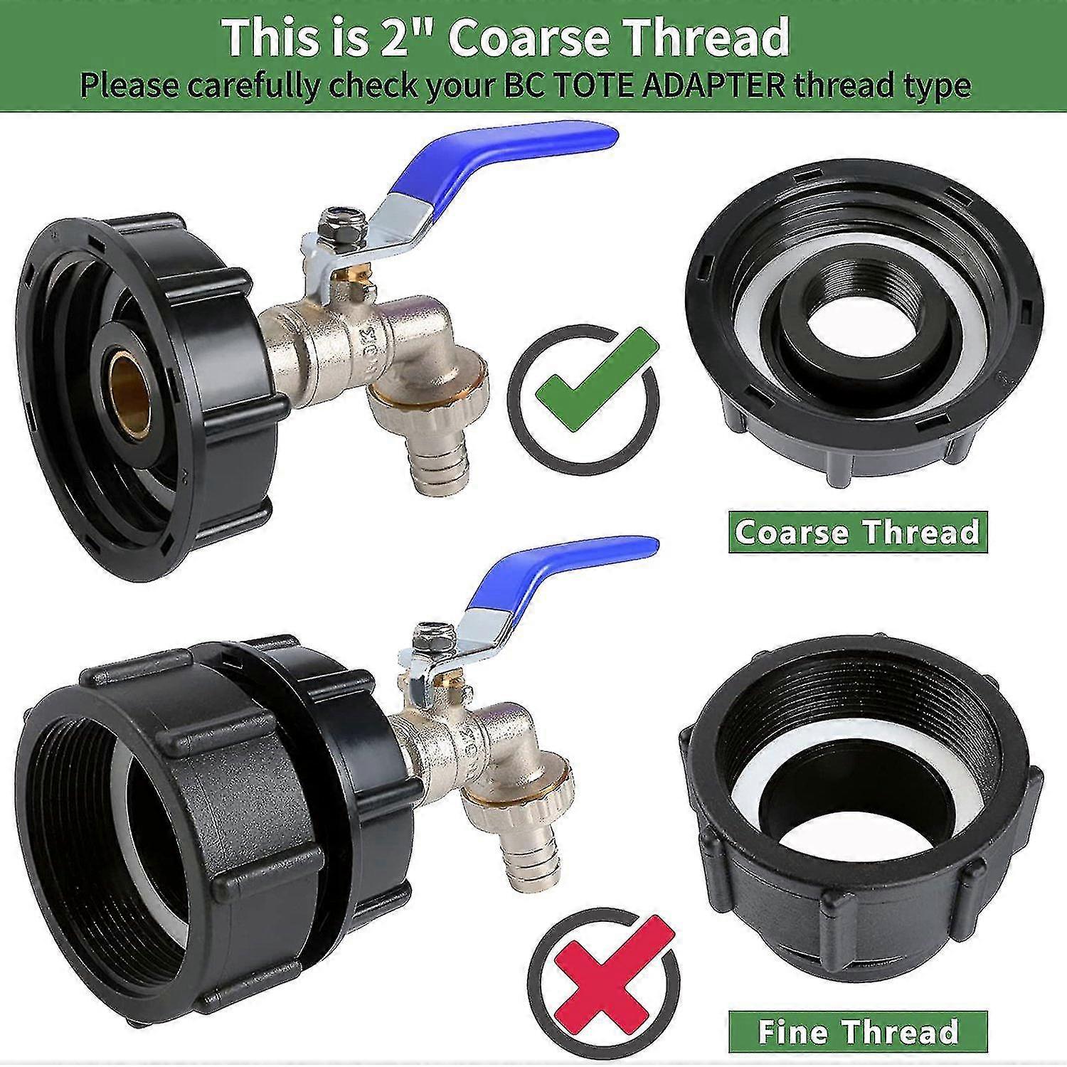 Ibc Container Accessories 3/4 Inch Ibc Tank Ibc Tank Adapter Valve For ...