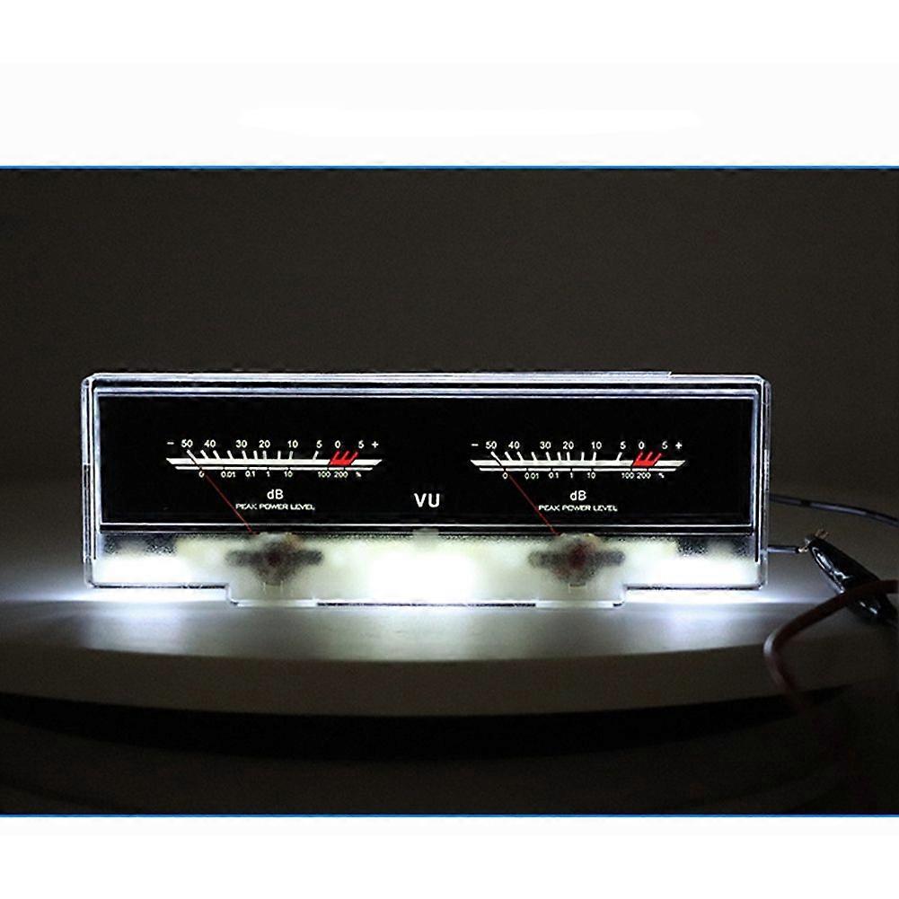 Double Pointer VU Meter Stereo Audio Amplifier Board DB Sound Audio ...