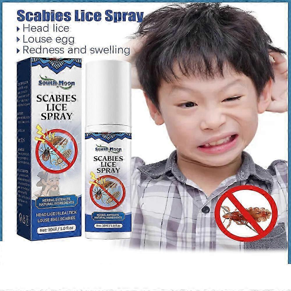 1-3pcs Scabies Lice Removal Spray For Hair Care Head Lices Louse Egg ...