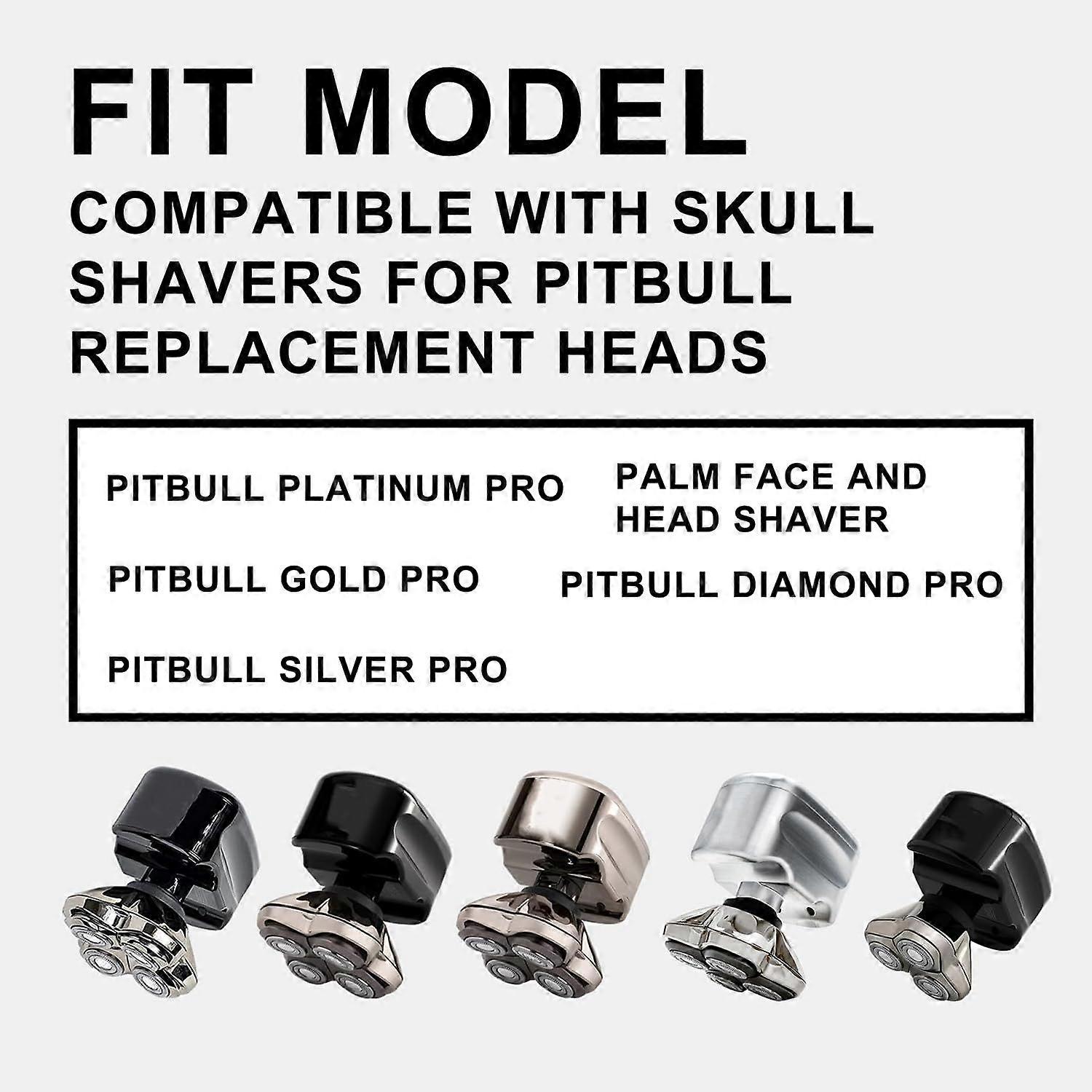 16 packs of razor replacement heads, compatible with Skull Shaver ...