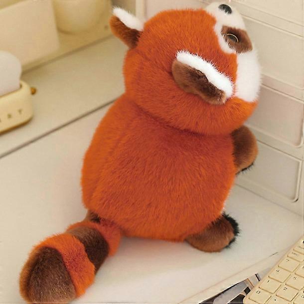 The Giant Panda and Transform Into a Brown Red Panda. Red Panda Doll ...