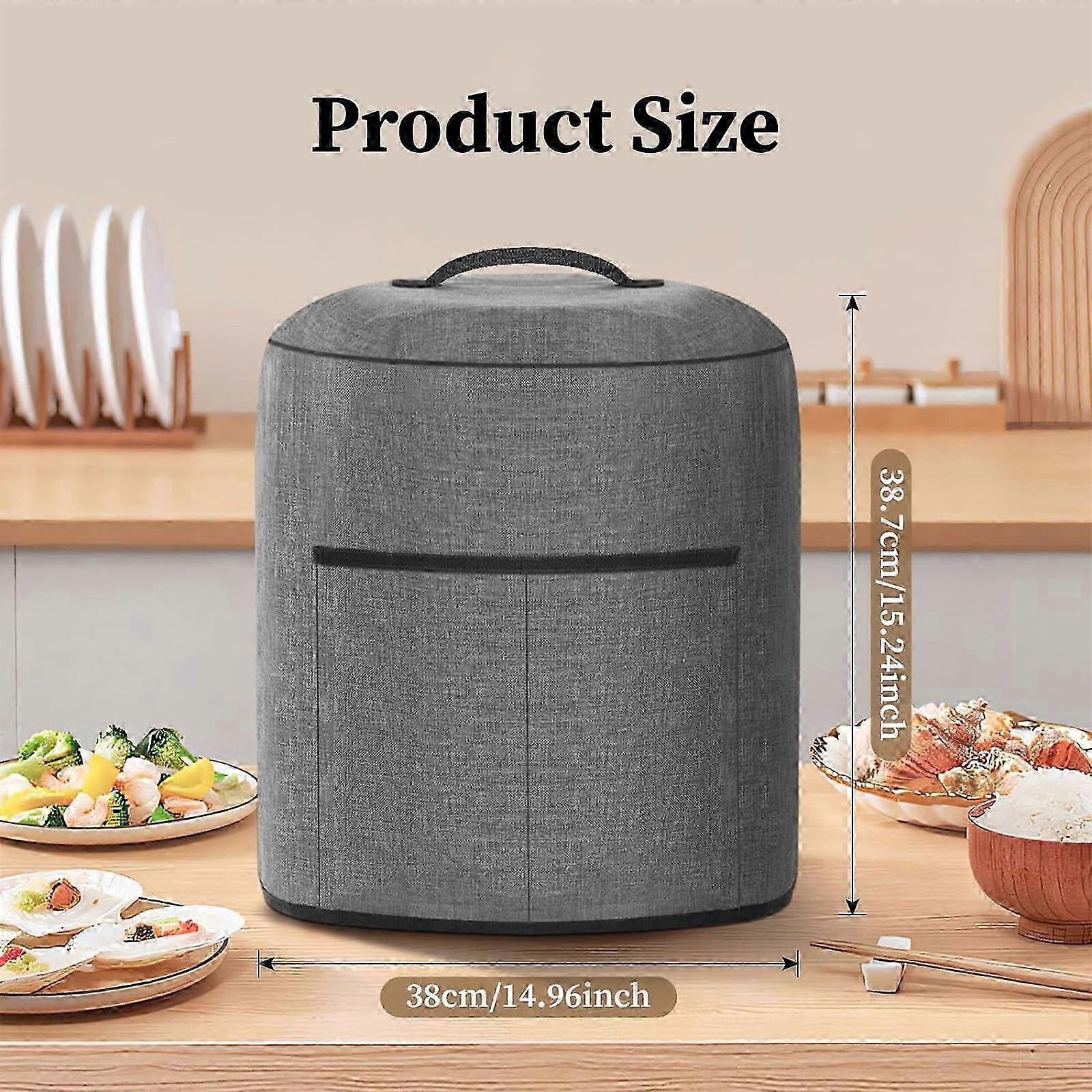 ZENGO Air Fryers Cover Dust Cover Protective Cover Bag with Pocket and ...