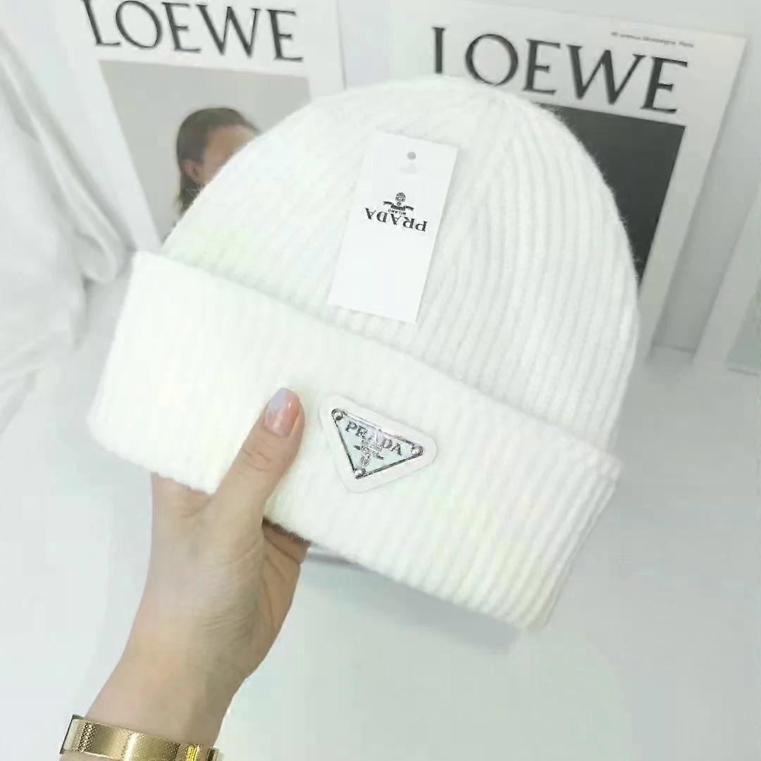 Warm Winter Knitted Hat Autumn And Winter Hat Inverted Triangle Fashion ...