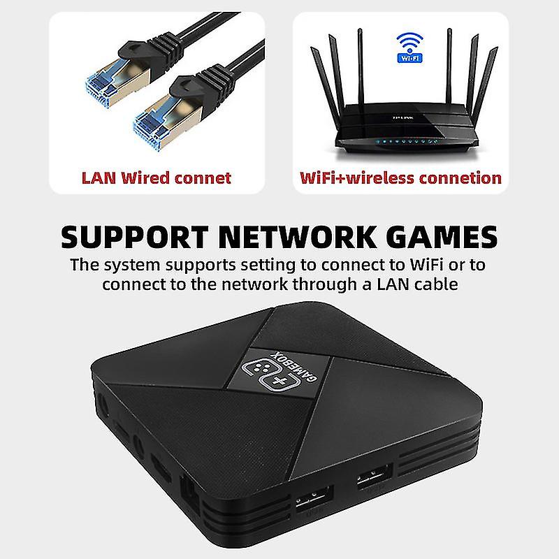 Retro Dual-system Video Game Console Tv Box 50+ Emulators 40000+ Games ...