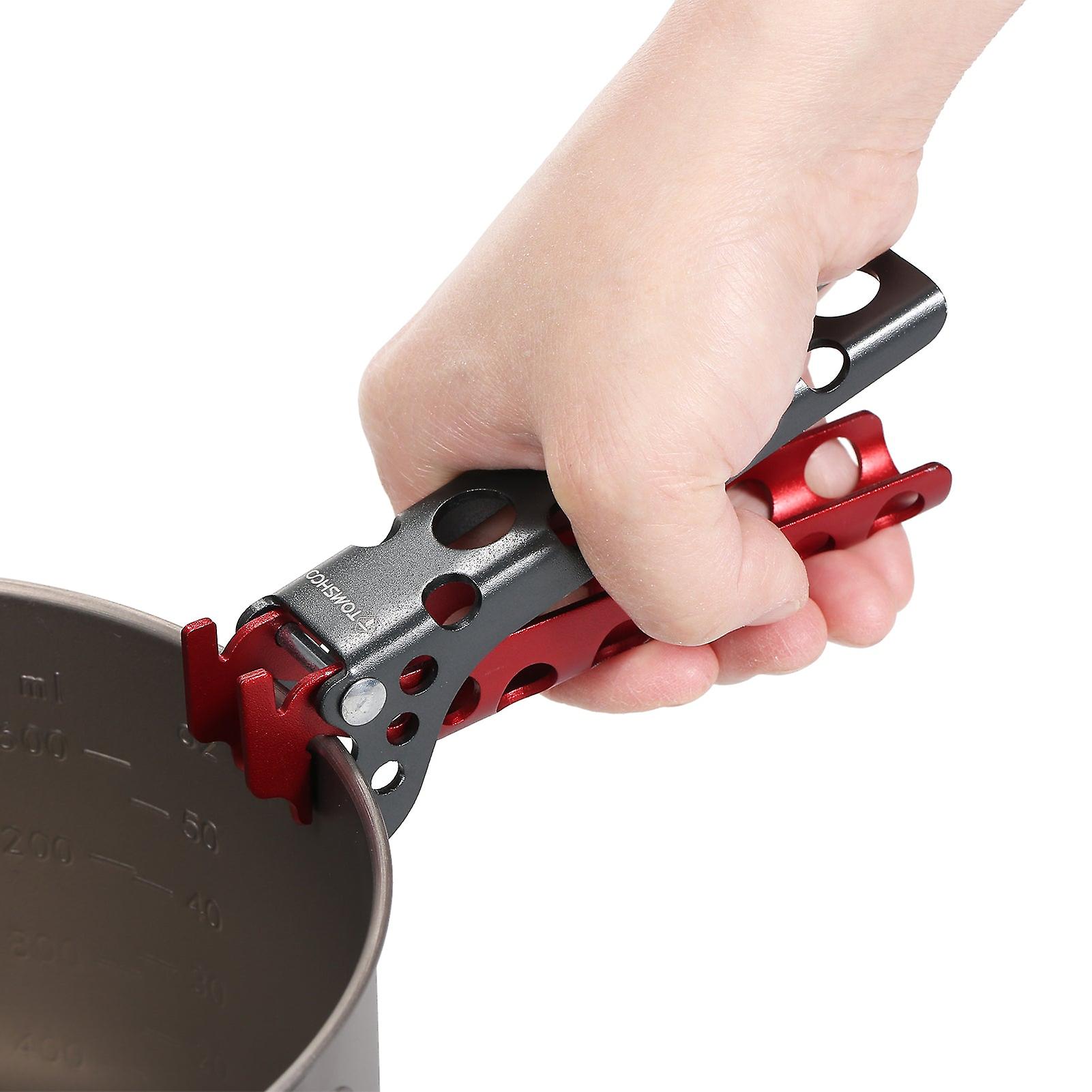 Tomshoo aluminum pot lifter camping pot pan grip handle outdoor cooking ...