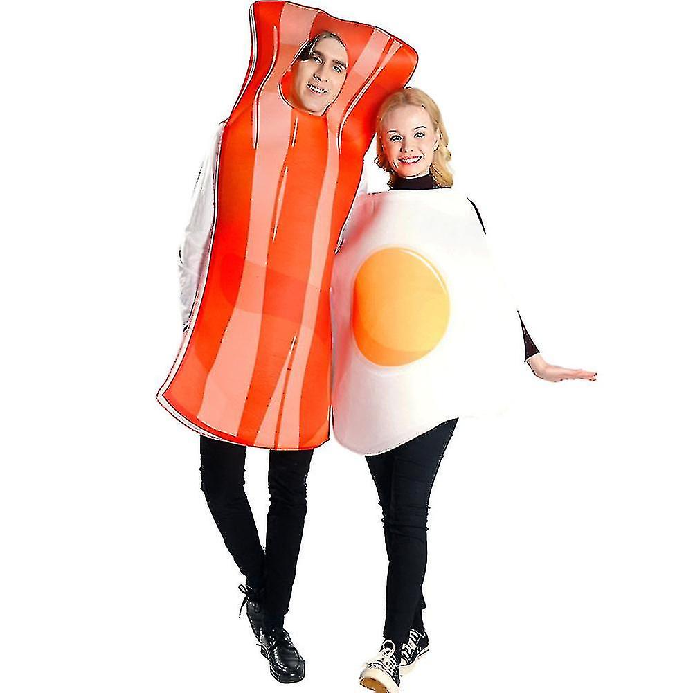 Halloween Couple Breakfast Food Costume Bacon/eggs Couples Costume ...
