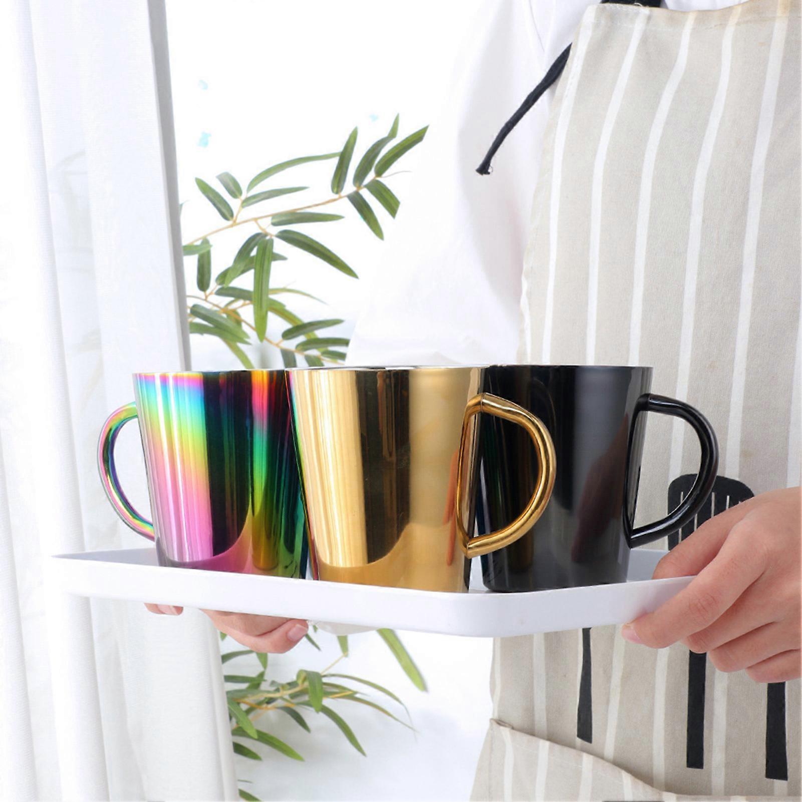 300ml Coffee Mug Heat Insulation Double Wall Easy to Carry Travel ...