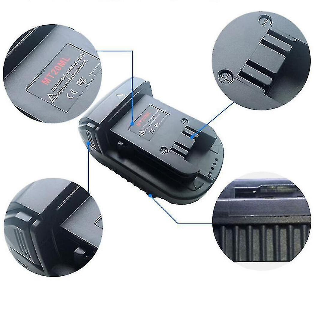 Makita 18v Bl18 Series Lithium Battery Converter To Milwaukee M18 18v ...