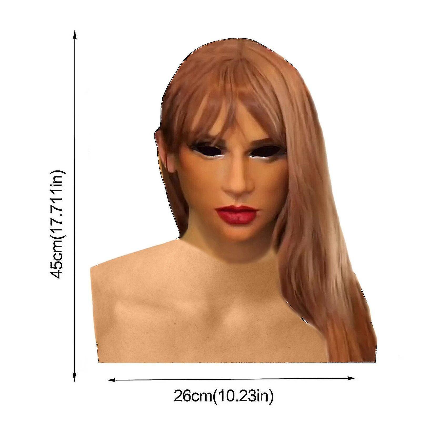 Realistic Adult Mask Masquerade Another Me-youth Skin Holiday Funny ...