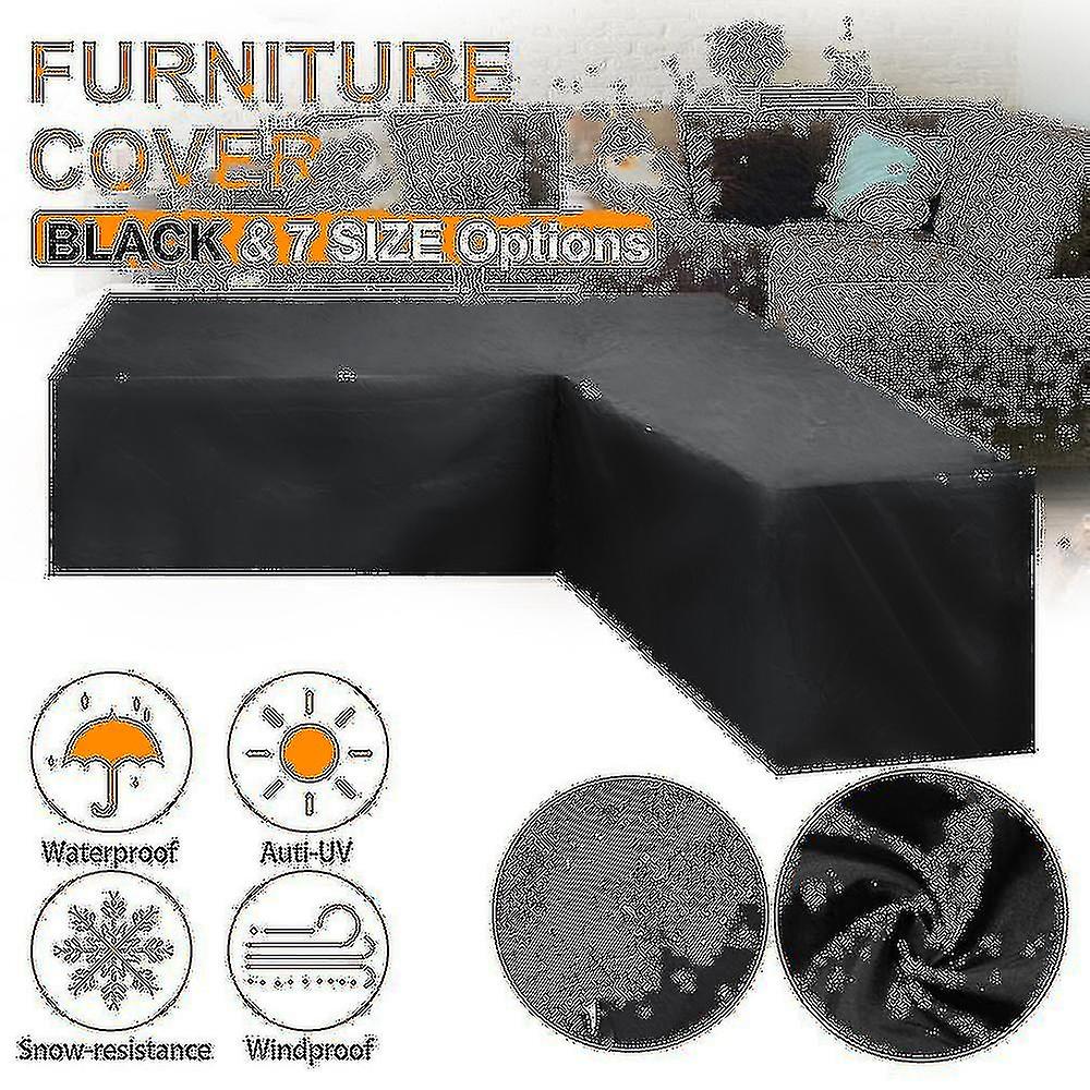 12 Size L Shape All-purpose Covers Waterproof Rattan Corner Furniture ...