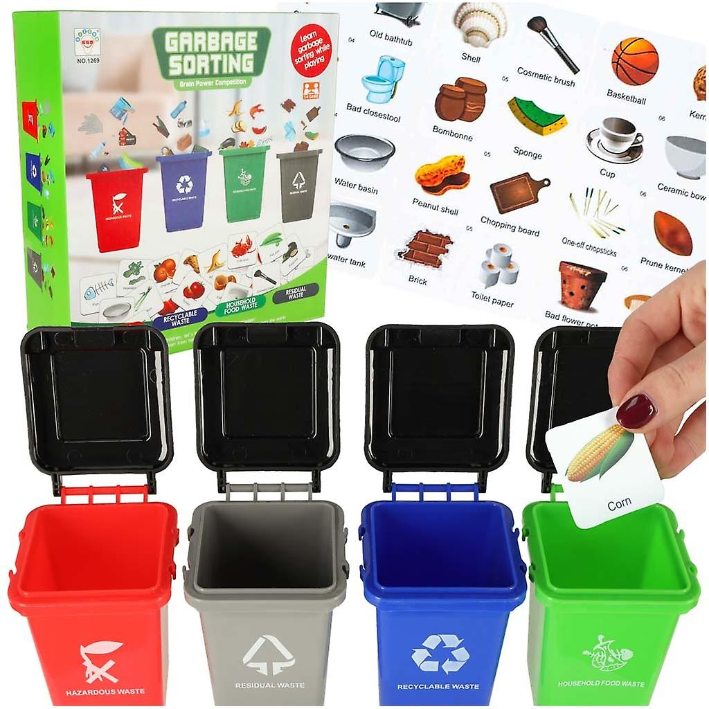 Waste Segregation Puzzle Game + Cards | Fruugo UK