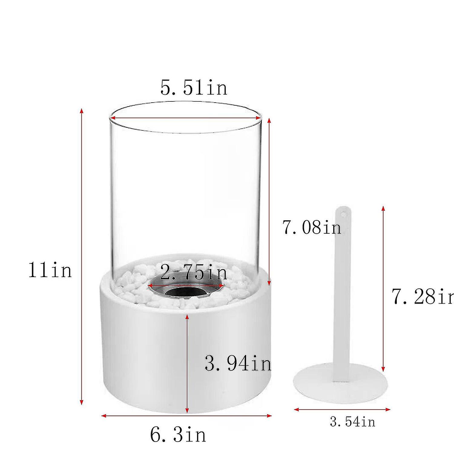 Bordsskiva Eldskål Kruka Inomhus Utomhus Bärbar Bordsskiva Öppen spis ...