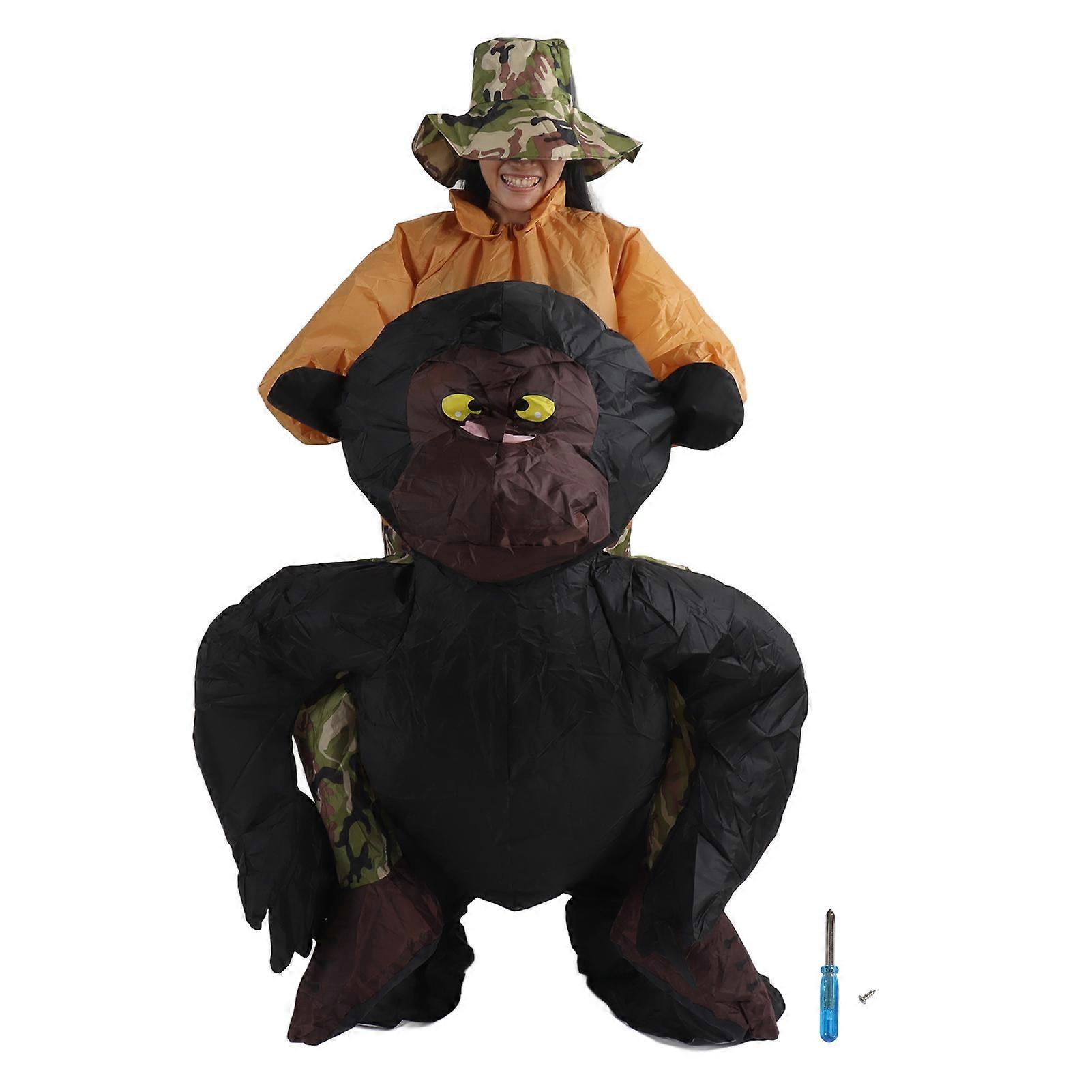 Inflatable Costume Funny Chimpanzee Costumes Adults Ride On Costumes ...