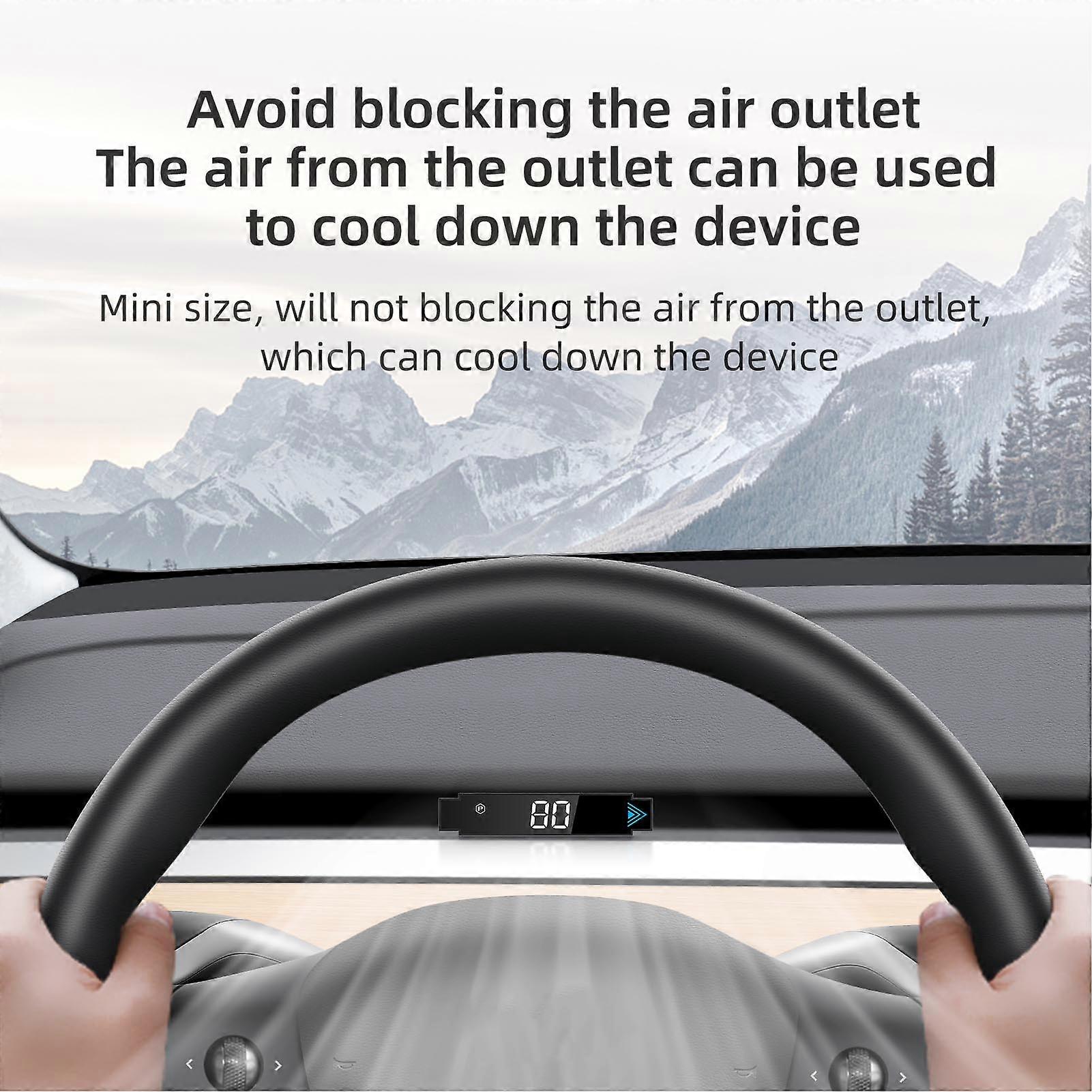 LCD HUD Display Dashboard Speedometer Gear Turn Signal Monitor ...