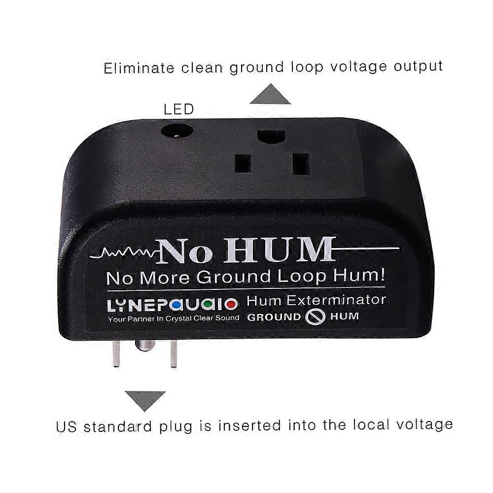 LYNEPAUAIO Buzz Eliminator AC Ground Loop Noise Eliminator Plug-In AC ...