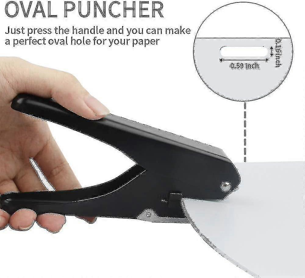 Elliptical Punch, Badge Hole Punch For Id Card, Pvc Slot And Paper ...