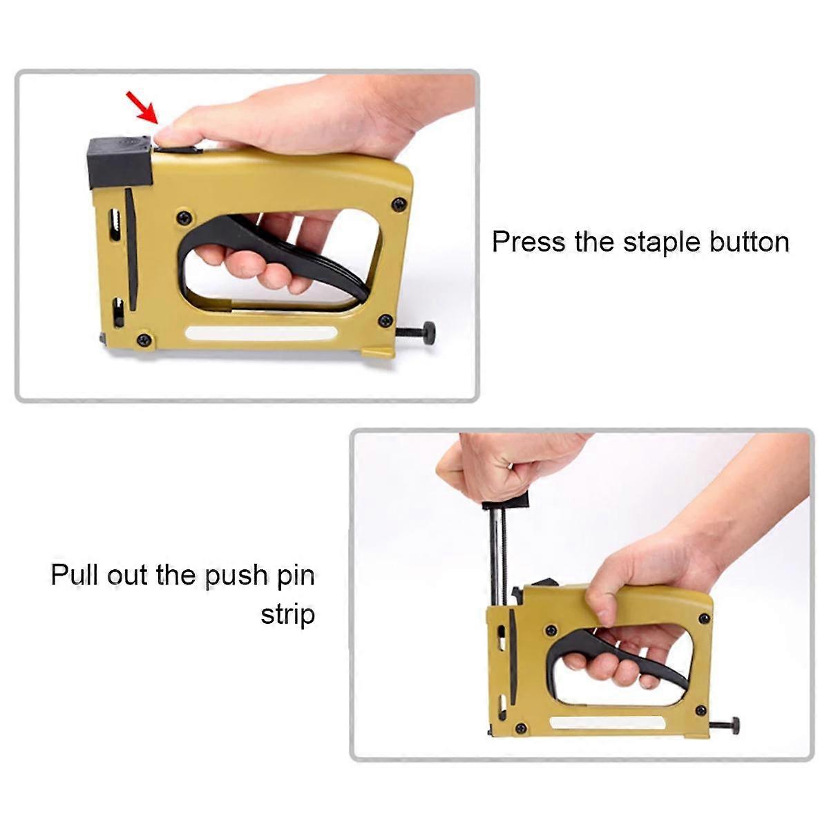 Metal Handheld Stapler Industrial Art Photo Frames Stapler Portable ...