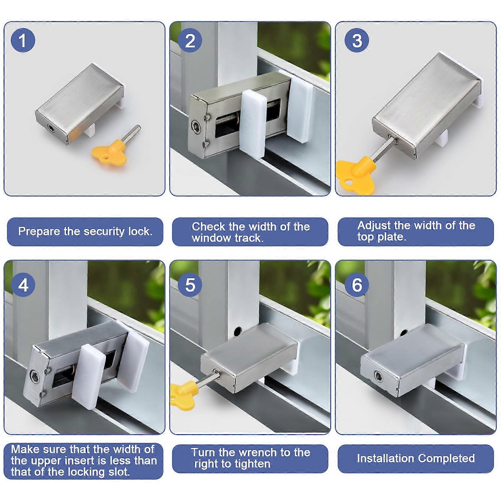 Sliding Window Closure | Aluminum Sliding Door Lock | Safety Windows ...