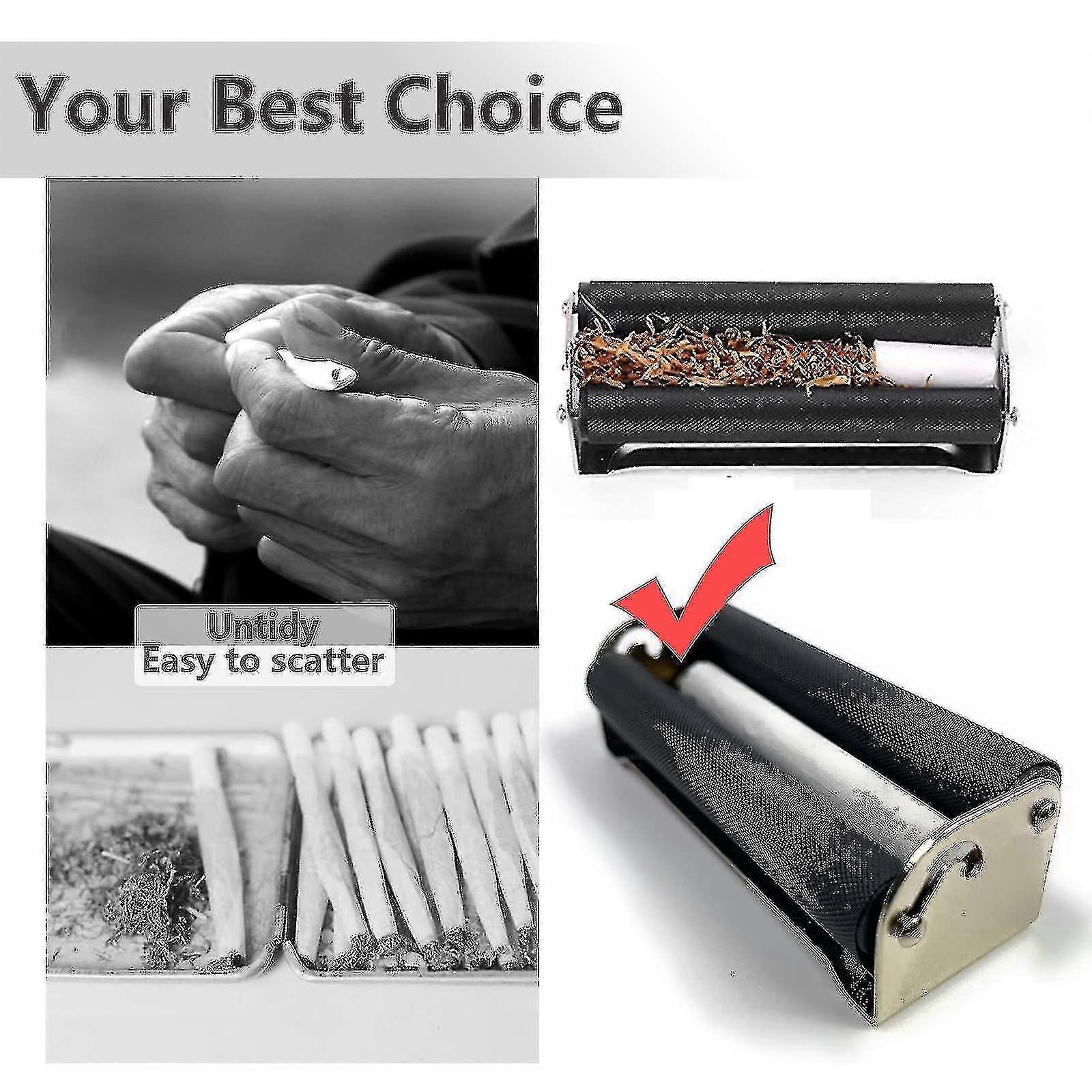 Easy Use Manual Cigarette Rolling Machine,metal Tobacco Roller, Roller ...