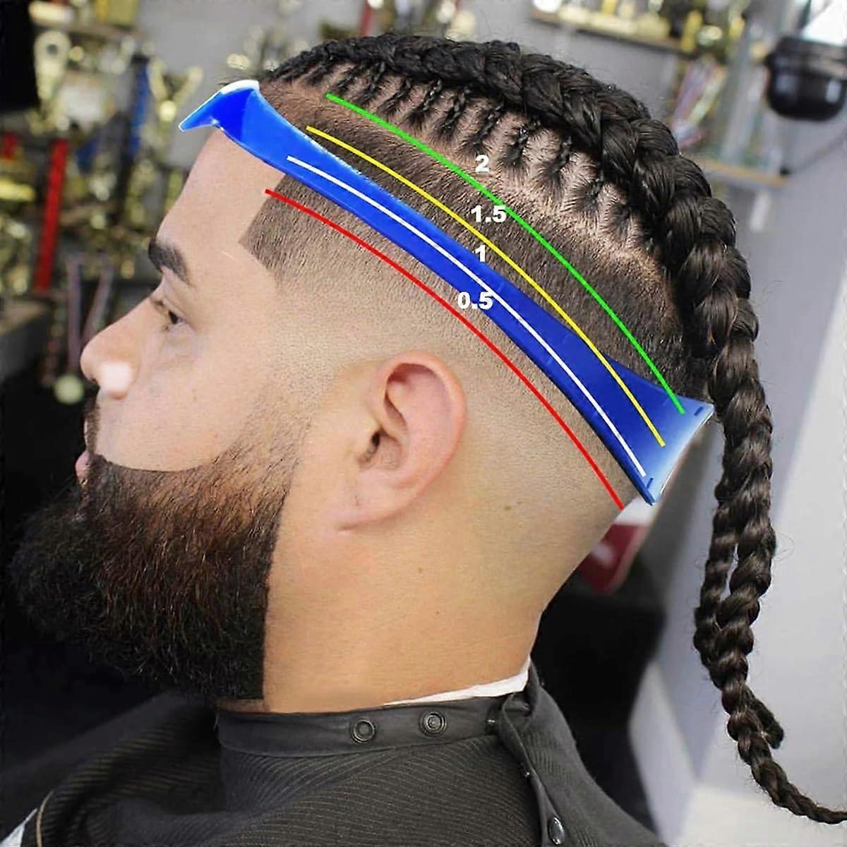 2Pcs Neckline Shaving Template and Hair Trimming Guide, Curved Silicone ...