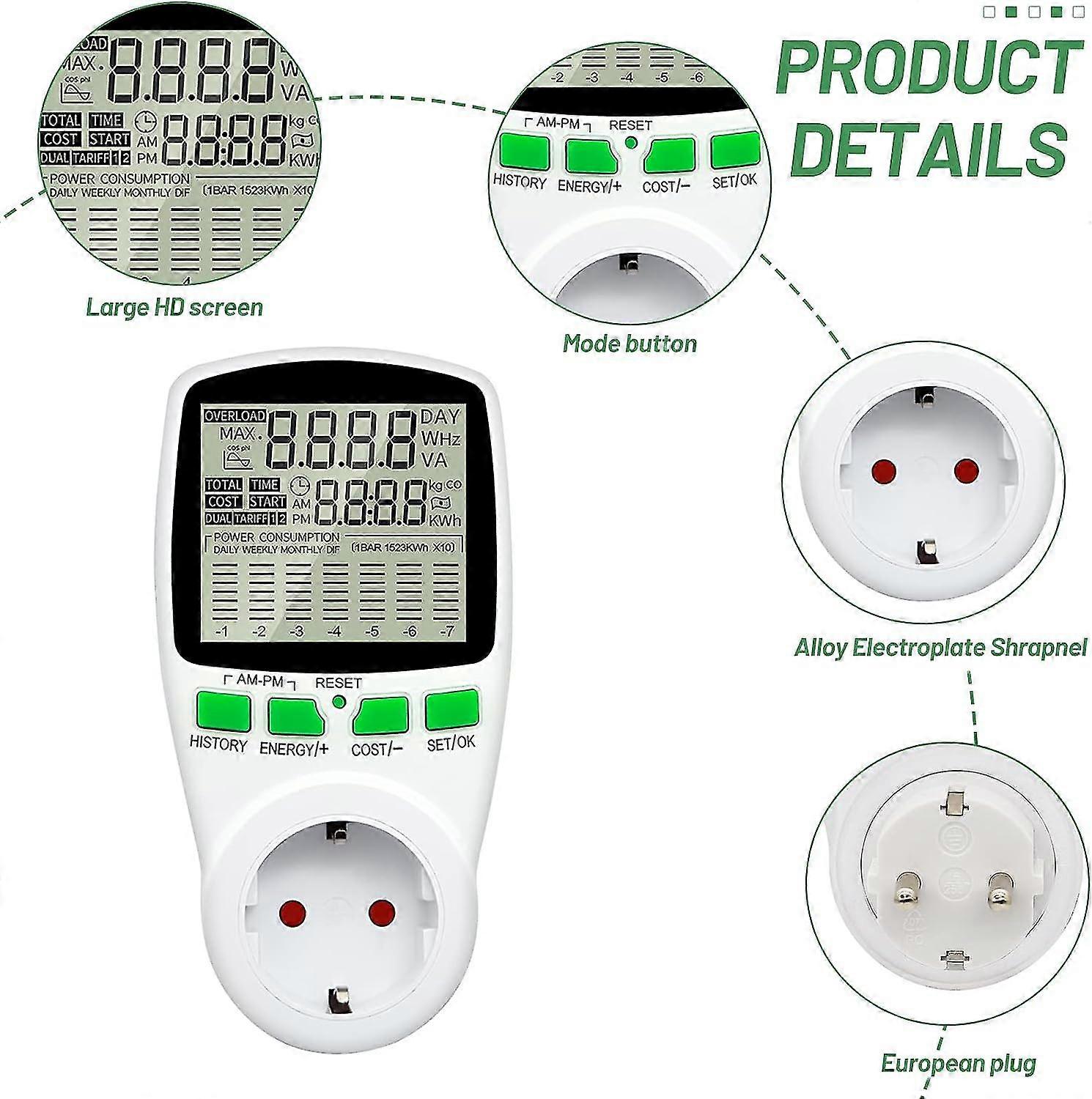 Electricity Meter for Balcony Power Plant, Mini PV System, Mini Solar ...