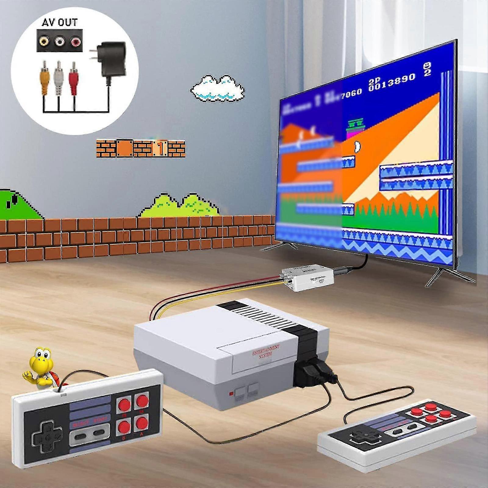 Retro Game Console With 620 Video Games, Av And Hdmi Hd Output, Plug ...