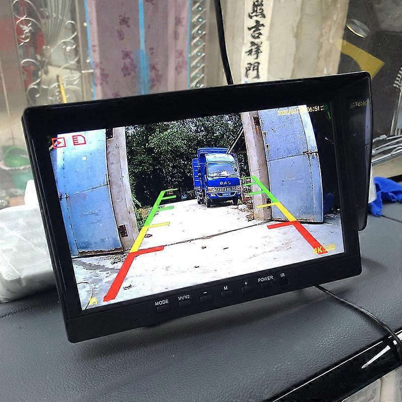 Vehicle IR Backup Reverse Camera 4-pin Connector Car 7" LCD Color Rear ...