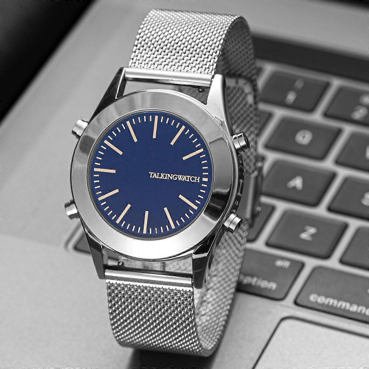 Arabic Talking Watch with Blue Dial for Blind People or Low Vision ...