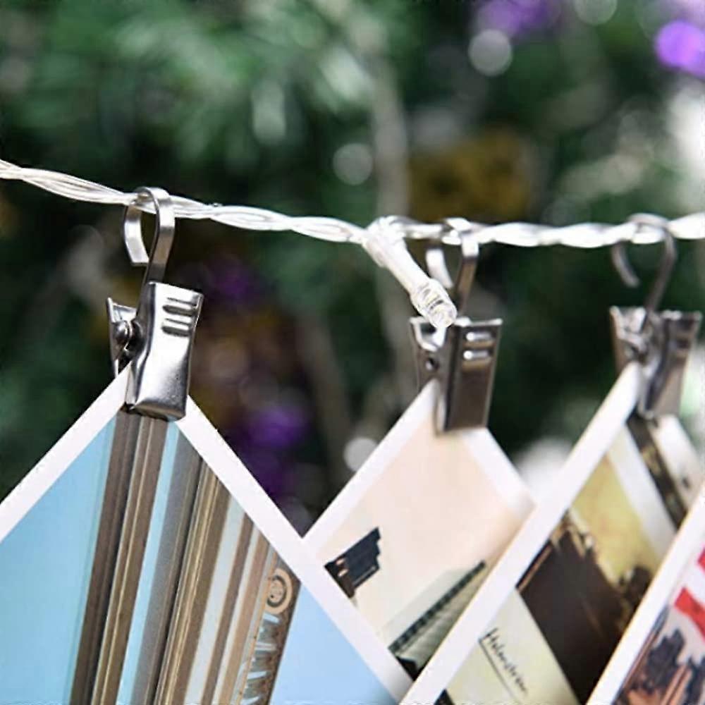 Stainless Steel Curtain Clips, 20pcs 35mm Curtain Rod Clips, Shower ...