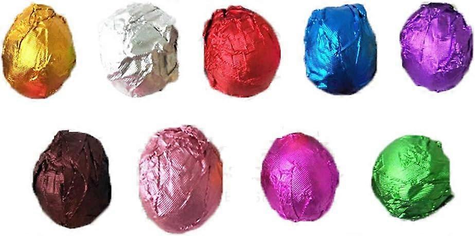100pcs Aluminum Foil Christmas Candy Wrappers Christmas Candy and ...