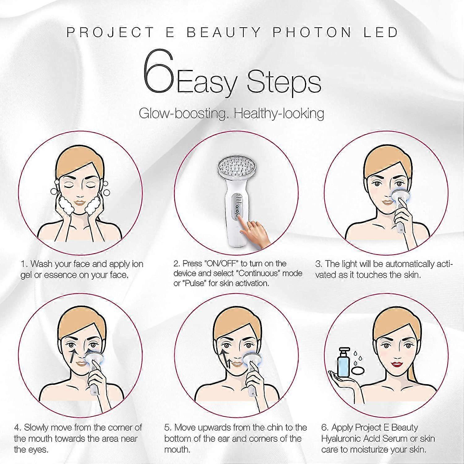 beauty treatment with led photons for blemishes and acne scars(white ...