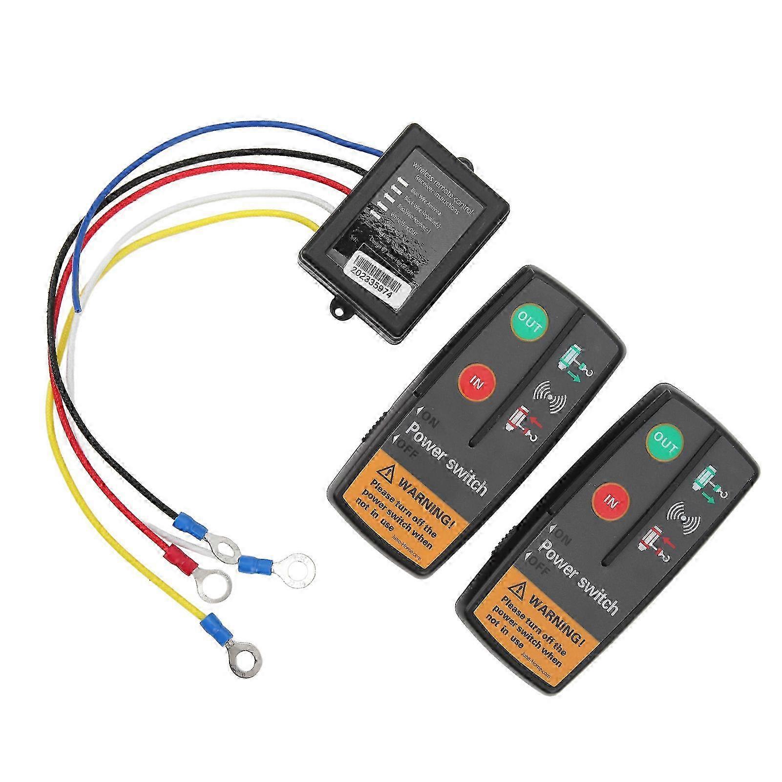 Wireless Winch Remote Control Kit 12V 24V Fast Response 50 Feet ...